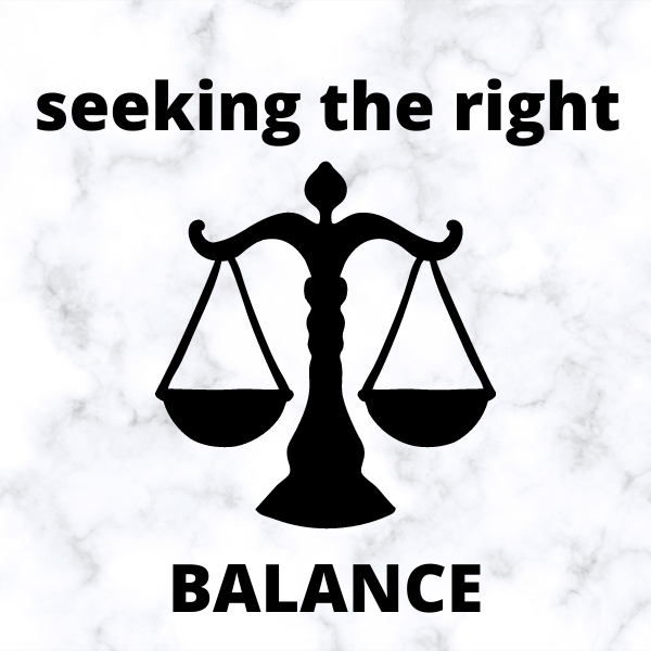 Seeking The Right Balance : Got2Run4MeRunning With Perseverance
